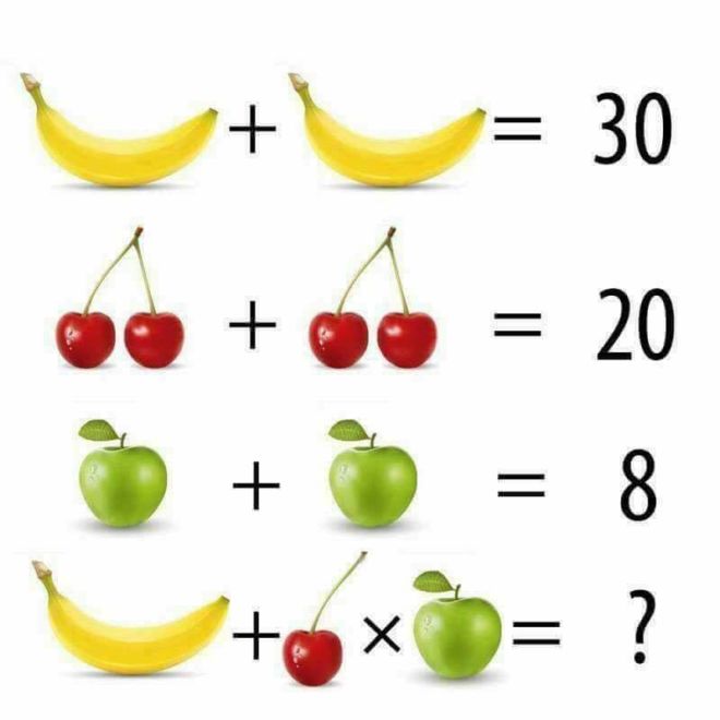 Can You Solve This Fruit Puzzle Funotic Can You Solve This Fruit Puzzle Funotic